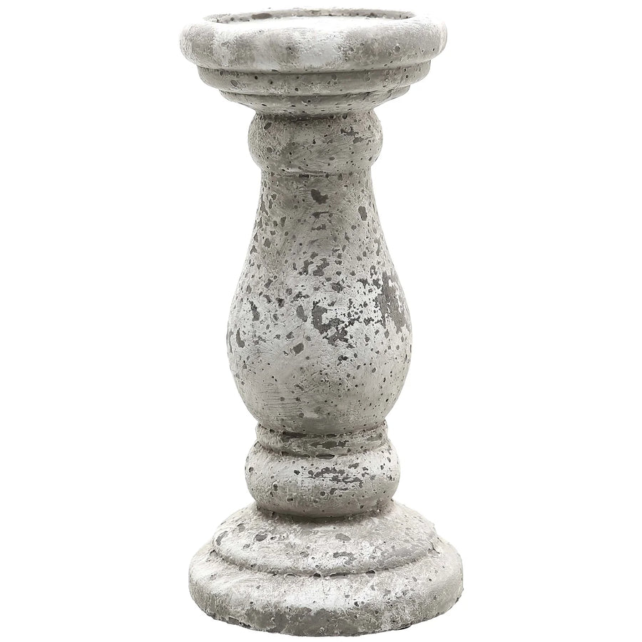 Rustic Aged Ceramic Stone Vase - Salty Casa