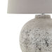 Large Rustic Table Lamp with Ceramic Stone Base – Salty Casa