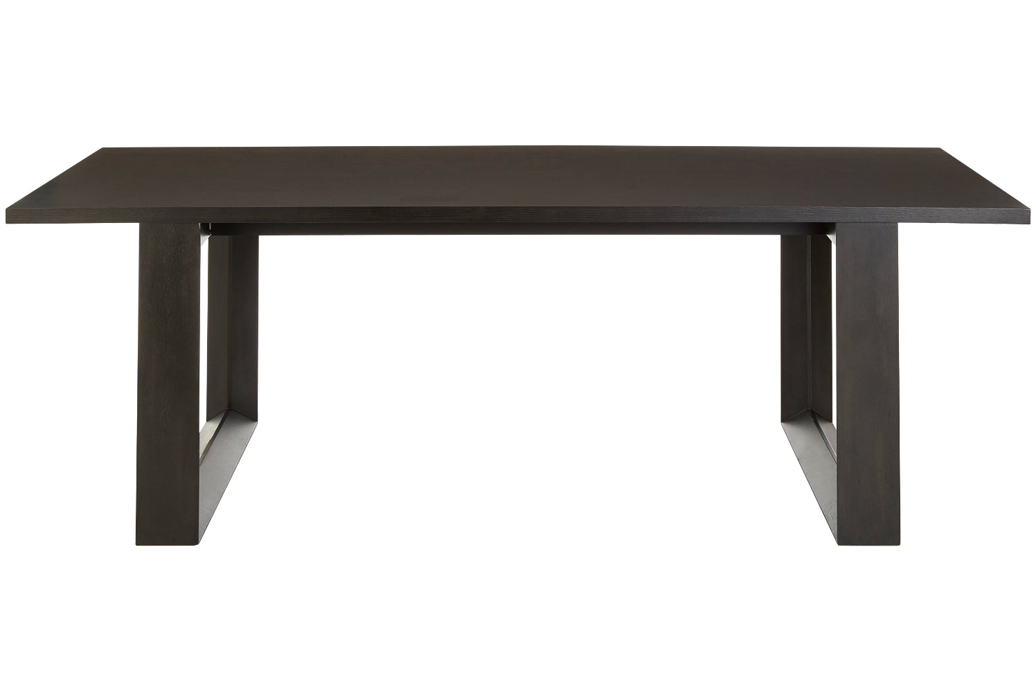 Contemporary Black Rectangular Dining Table 230cm - Salty Casa