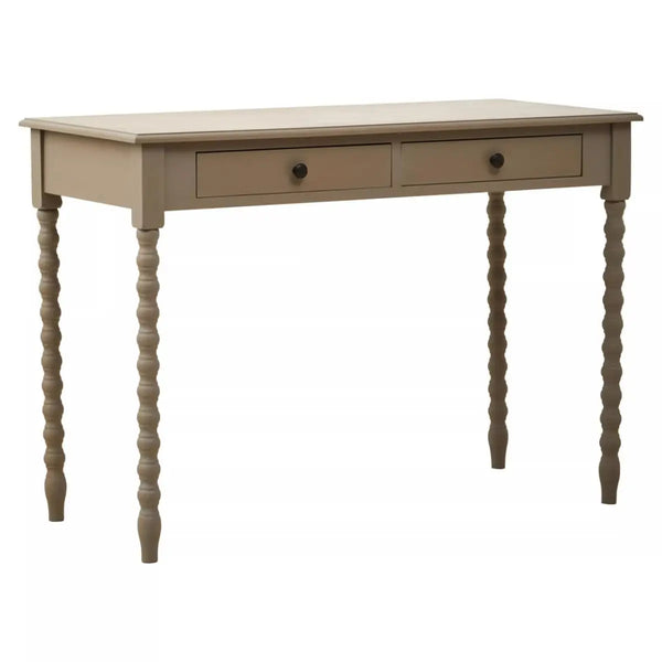 Ester Desk With Bobbin Legs - Salty Casa