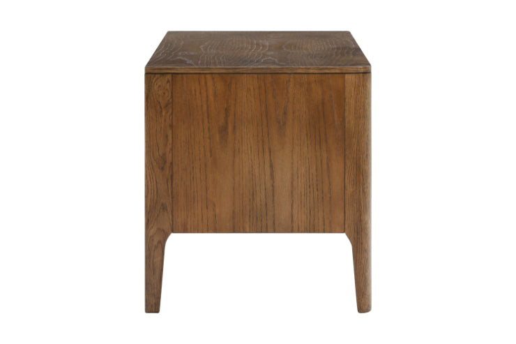 Aria Contemporary Ribbed Oak TV Unit 120cm - Salty Casa