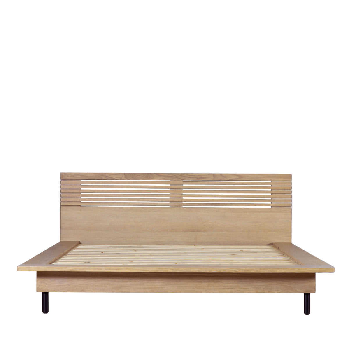 Kyoko Oak Bed Frame - Salty Casa